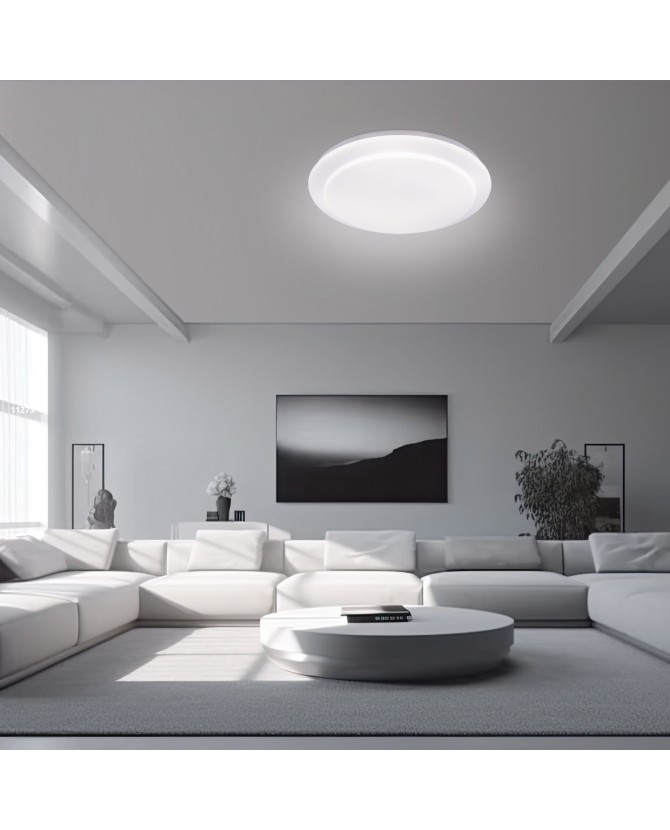 PLAFON NUNO BLANCO 50 LED 60W 4800LM 4000K